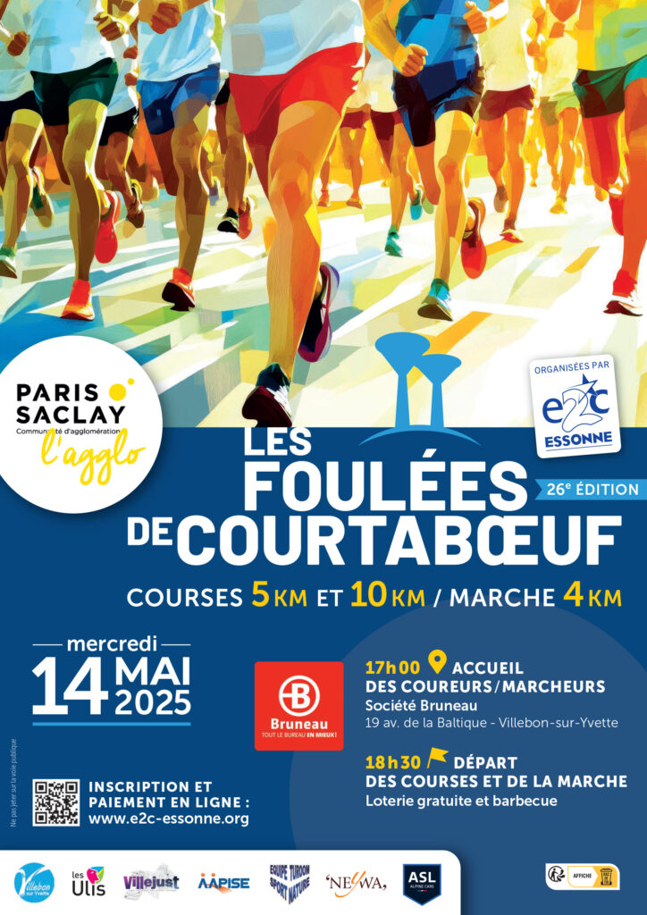 26ème édition des Foulées de Courtabœuf // Mercredi 14 mai 2025 - E2C Essonne
